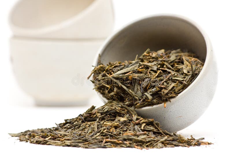 Groene thee stock foto. Image of organisch, theekopje - 16952774