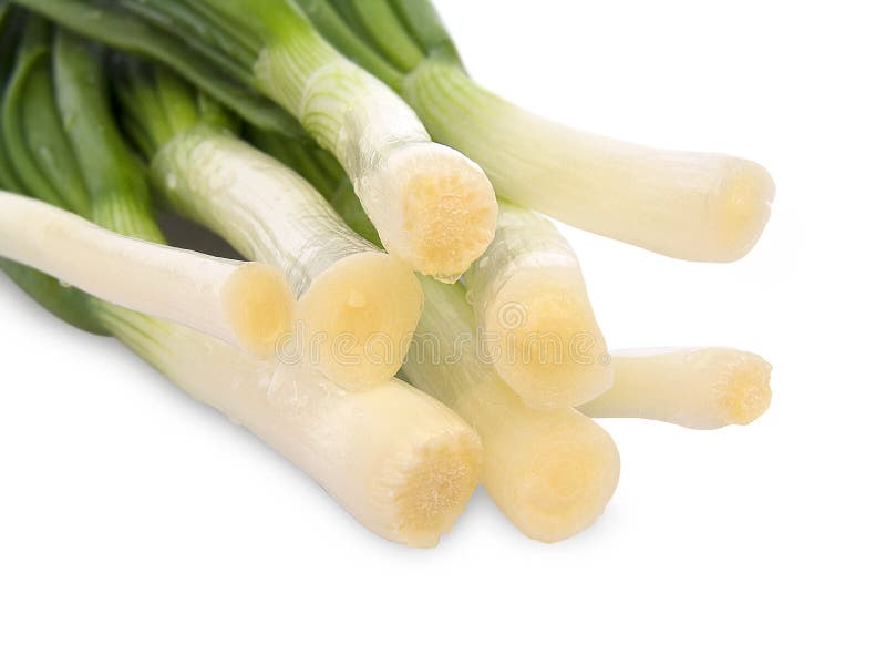 Groene uien stock afbeelding. Image of sappig, vitaminen - 8990509