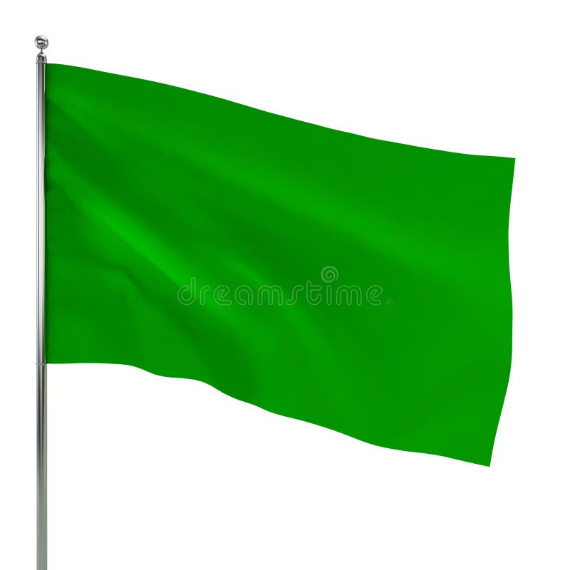 Groene vlag stock illustratie. Illustration of motie - 40962953
