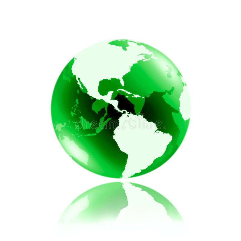 3d Gebarsten Wereld Van De Bolaarde Stock Illustratie - Illustration of ...