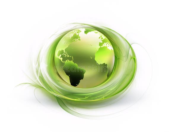 Groene wereld stock illustratie. Illustration of concepten - 32092153