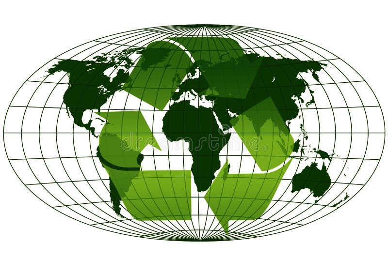 Oude wereldkaart stock illustratie. Illustration of lokaliseren - 5630734