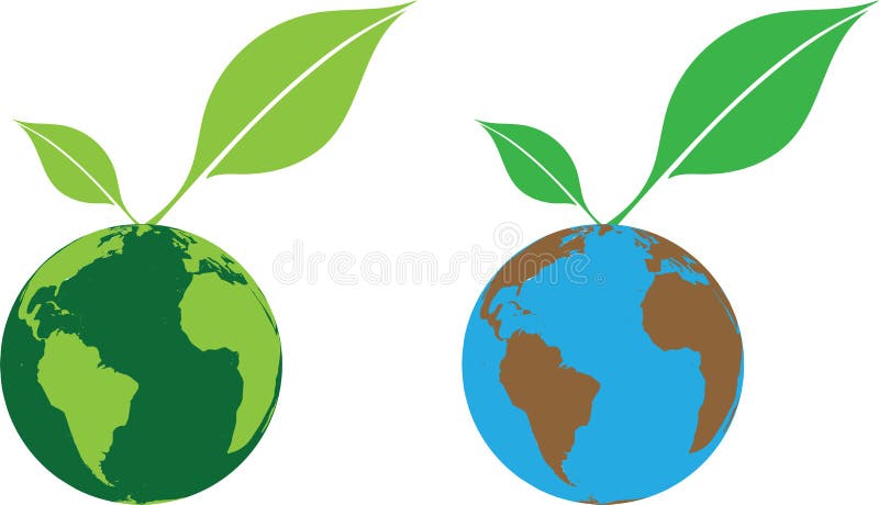 Groene wereld stock illustratie. Illustration of concepten - 32092153