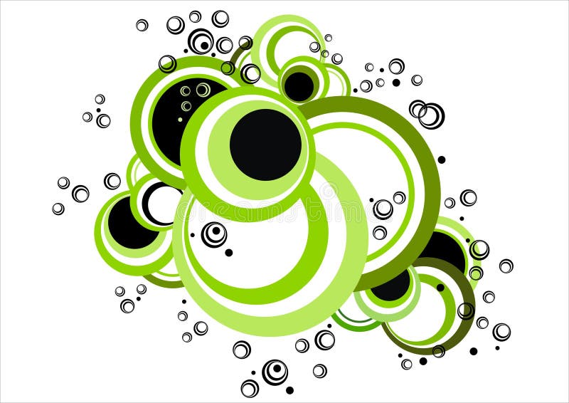 Groene wolk vector illustratie. Illustration of stijl - 2651927