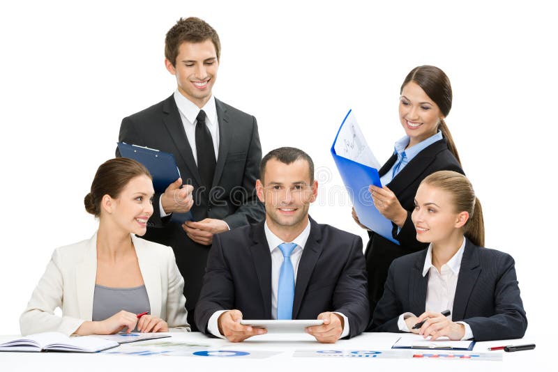 Groep De Uitvoerende Macht Het Debatteren Stock Foto - Image of ...