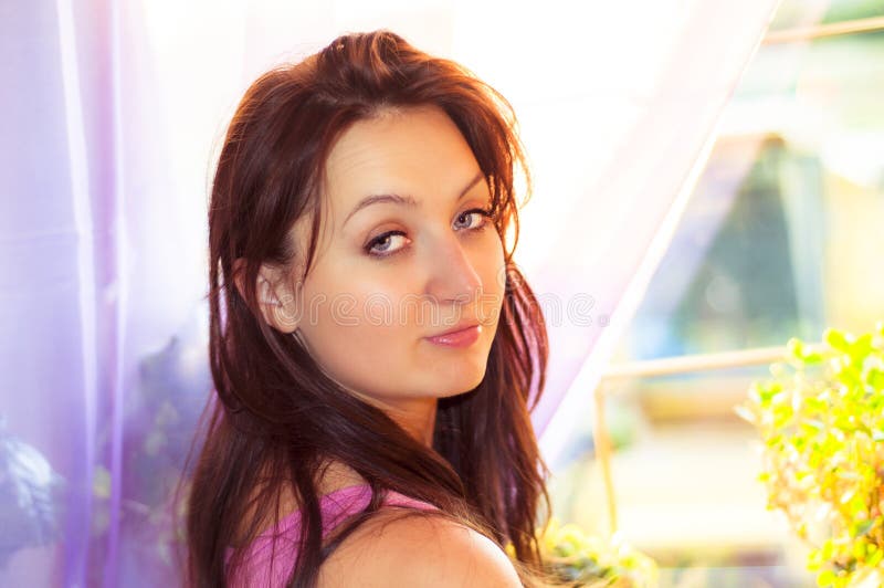 Groggy girl stock image. Image of grief, casual, background - 28370821