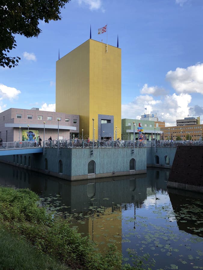 Groninger Museum in Groningen Editorial Photo - Image of reflection ...
