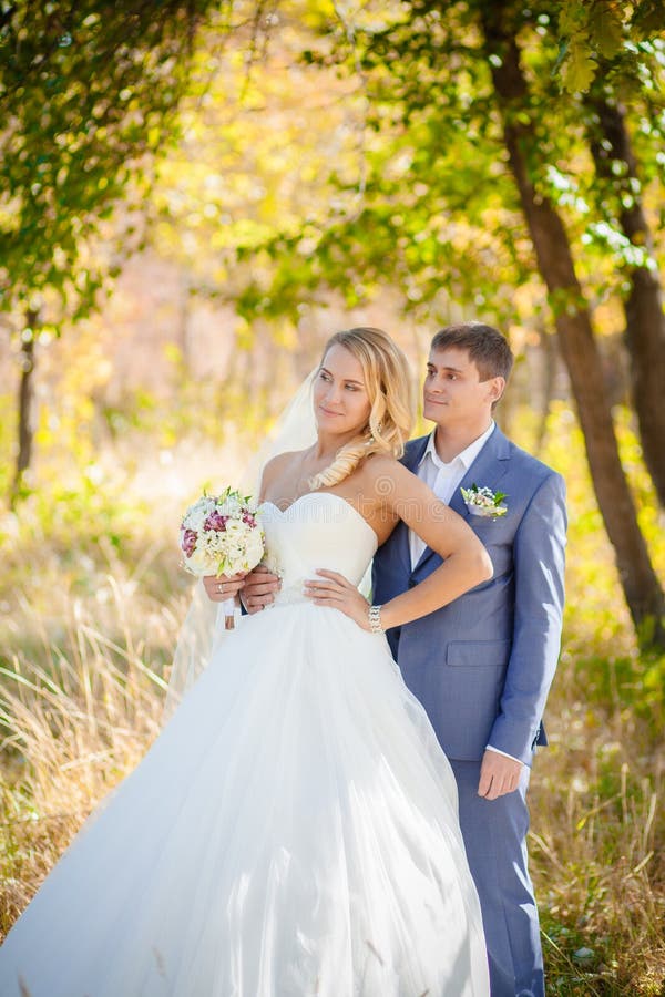 Groom and bride together stock image. Image of caucasian - 63052401