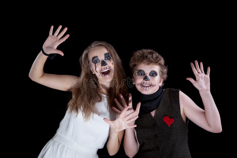 Groom and bride - zombie stock image. Image of bizarre - 31264101