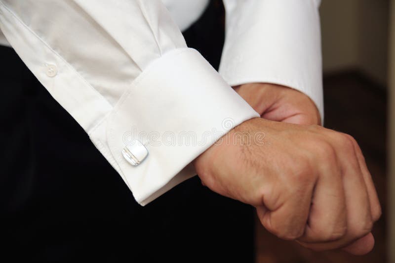 Groom Hands of Wedding Groom Getting Ready in Suit Stock Photo - Image ...