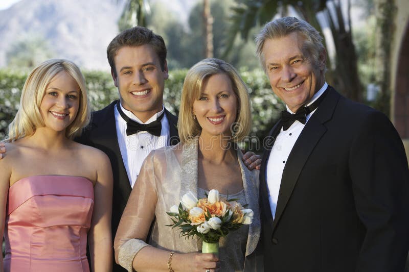 Groom with His Family stock photo. Image of husband, baby - 29657946