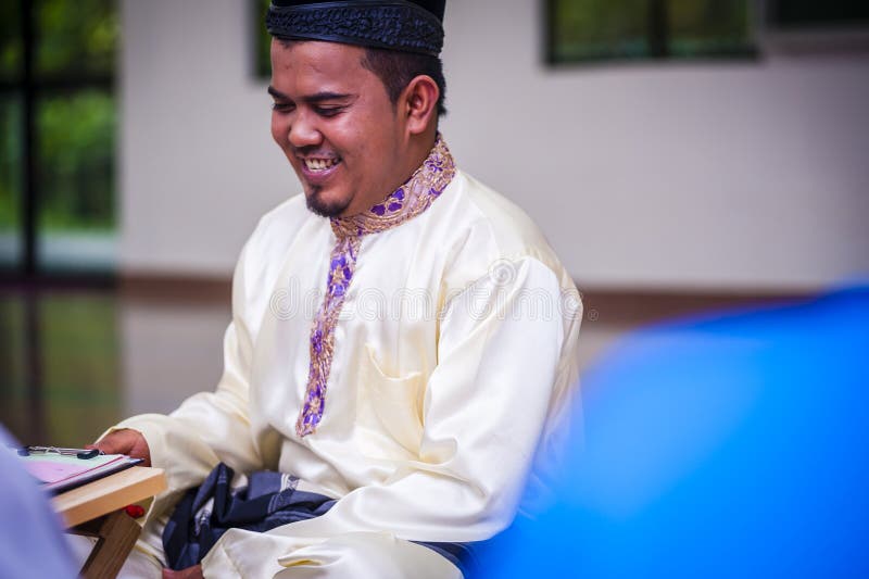 Groom Ready for Solemnization Stock Photo - Image of sitting, marriage ...