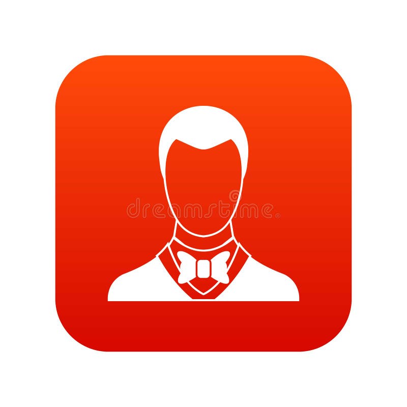 Young Groom Icon, Outline Style Stock Vector - Illustration of dress ...