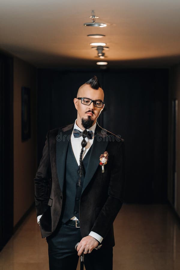 Groom with tuxedo stock image. Image of white, elegance - 16050821
