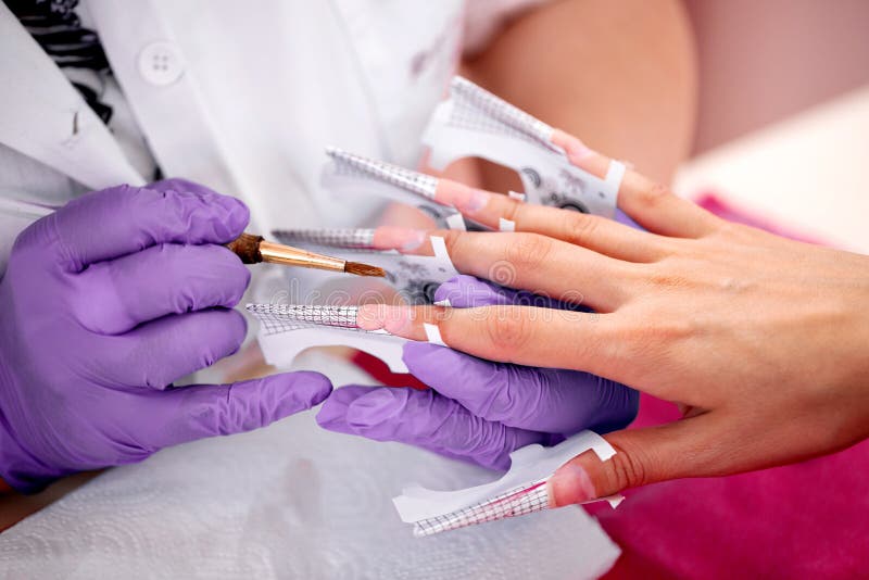 Grooming of Nails with Harmony during Manicure Treatment Stock Photo ...