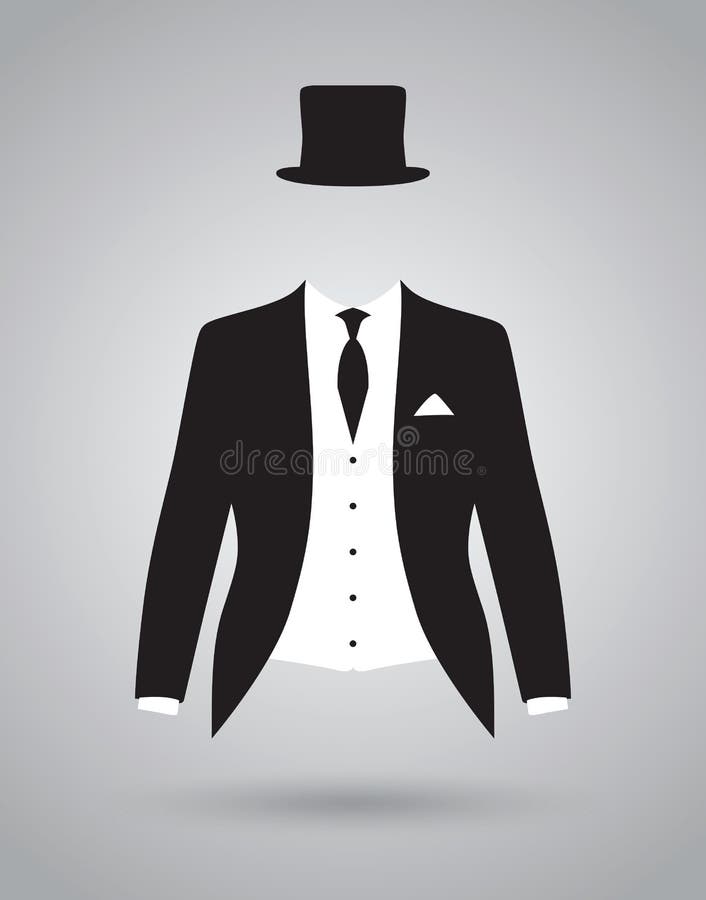 Grooms suit jacket outfit stock vector. Illustration of cotton - 50946353
