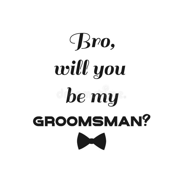 Groomsman Vector Invitation Stock Illustrations – 76 Groomsman Vector ...
