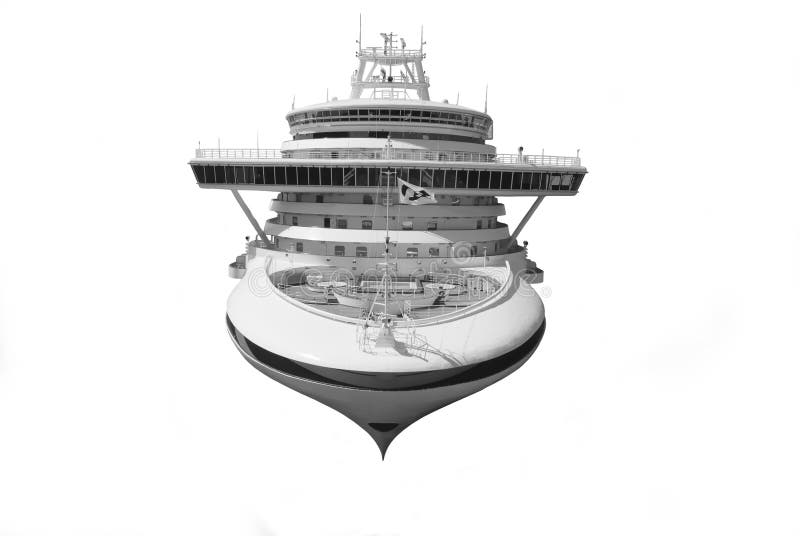 Groot Cruiseschip Die Onder De Federatiebrug Overgaan, Northumberland ...