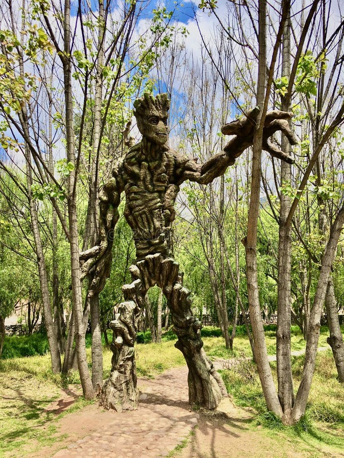 Groot stock image. Image of tree, guardians, galaxy - 193490895