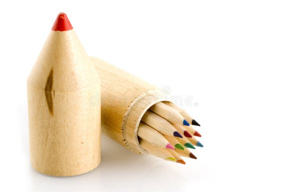 Groot potlood stock foto. Image of potloden, eenvoudig - 3194746