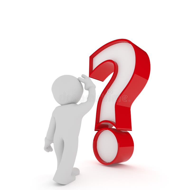 Rood vraagteken stock illustratie. Illustration of onderhoud - 66454518