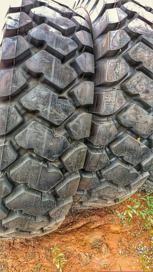 The Groove Pattern of a Tire for Grip Strength Stock Image - Image of ...