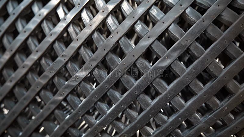 The Grooved and Grooved Surface of this Metal Tubing Creates a ...