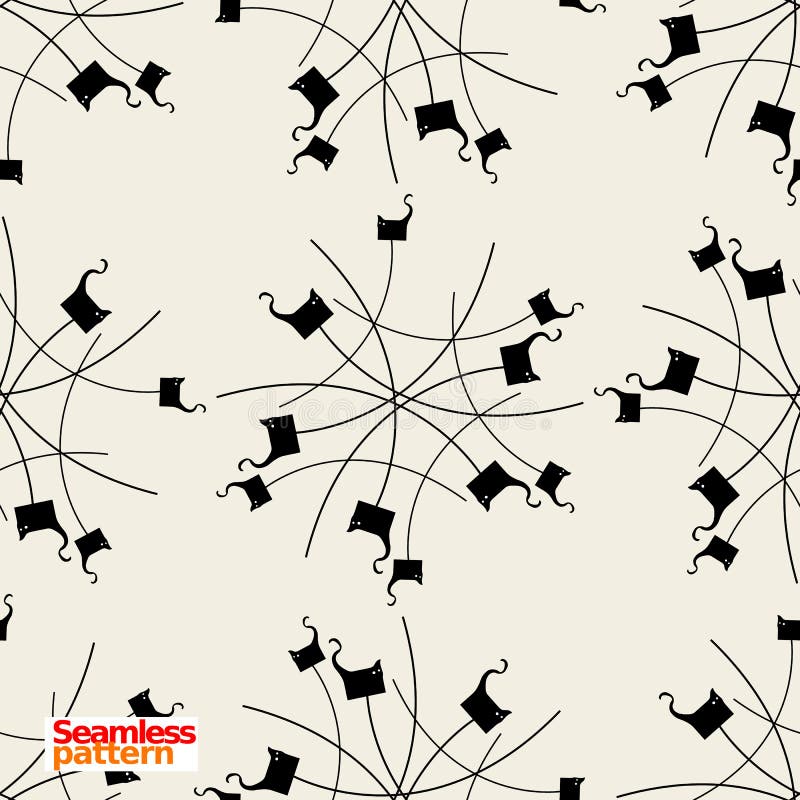 Groovie seamless pattern stock illustration. Illustration of button ...