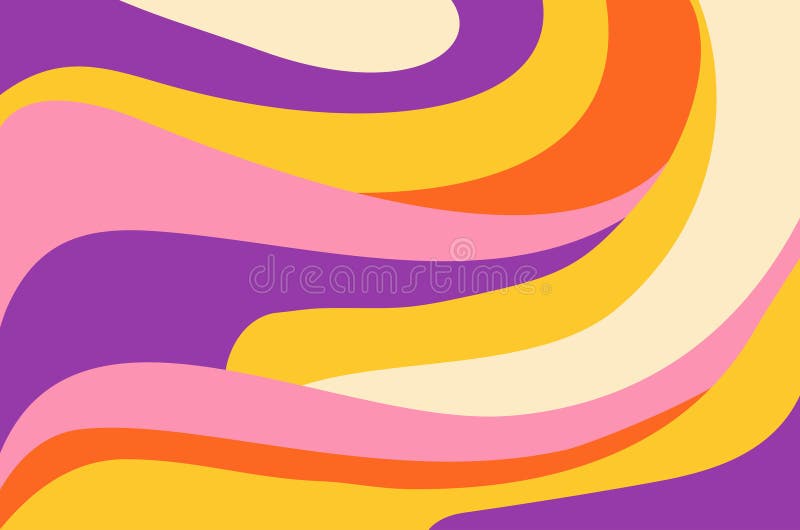 Groovy Abstract Background Vector Design Stock Illustration ...