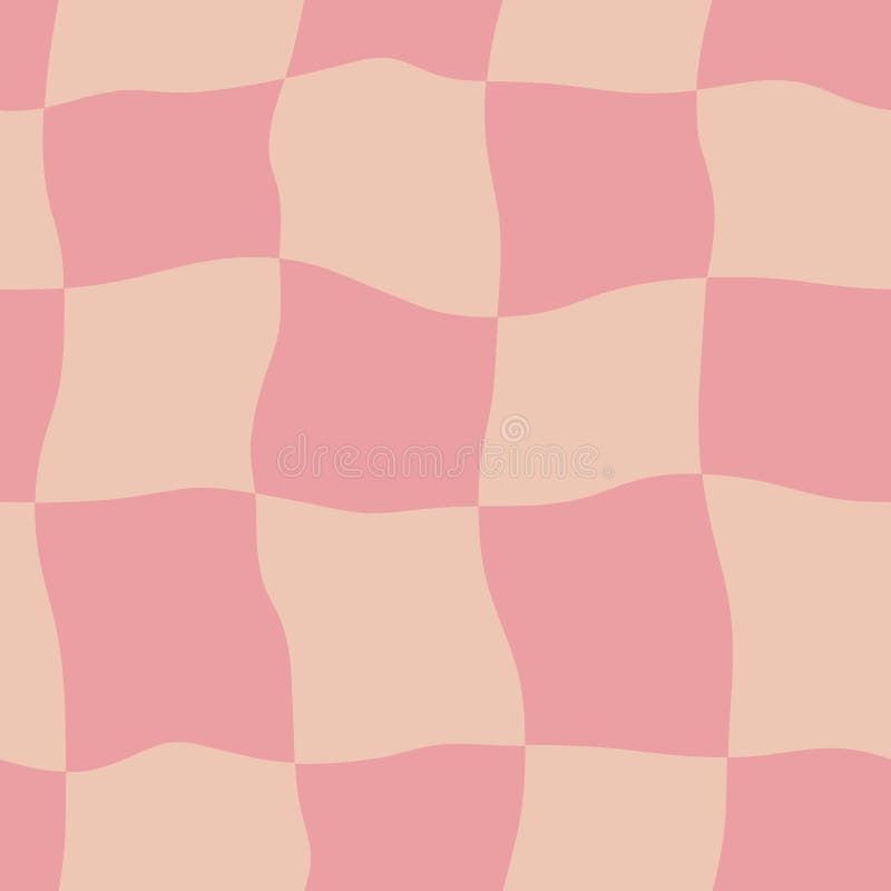 Groovy Distorted Checkered Seamless Pattern. Cute Pink Trippy Y2K ... Groovy Distorted Checkered Seamless Pattern. Cute Pink Trippy Y2K ...