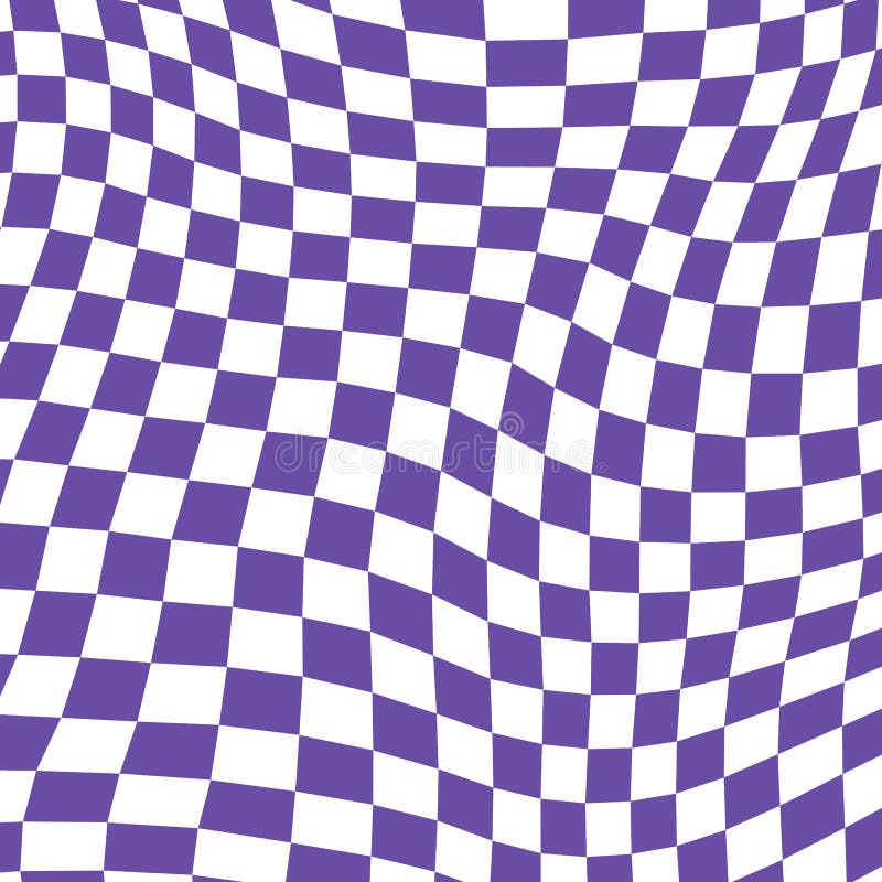 Groovy Retro Pattern Background in Psychedelic Checkered Backdrop Style ...