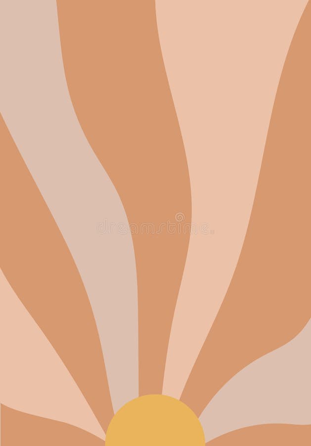 Groovy Retro Sunshine Poster. Groovy Sun Pastel Background, Boho ... Groovy Retro Sunshine Poster. Groovy Sun Pastel Background, Boho ...