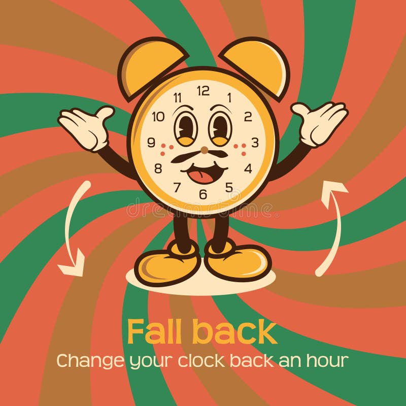 Fall Back 2024 Calendar. Daylight Saving Time Ends. Info Banner with ...