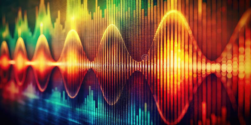 Soundwave Audio Beats Symbol Stock Vector - Illustration of frequency ...