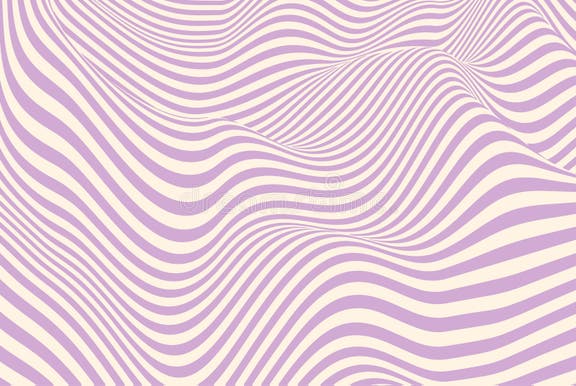 Groovy Waves Seamless Pattern in Orange and Beige Creating a Fluid ...