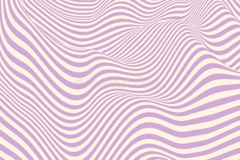 Groovy Waves Seamless Pattern in Orange and Beige Creating a Fluid ...