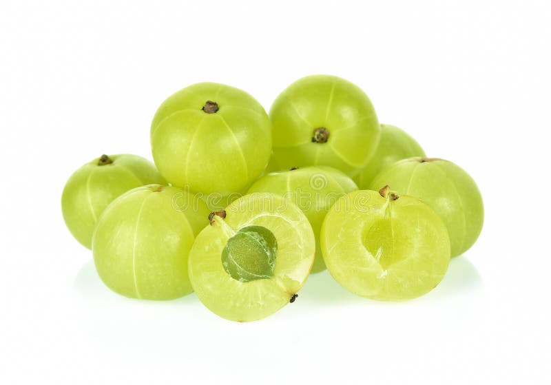 Groselha Indiana Isolada No Fundo Branco Imagem de Stock - Imagem de ...