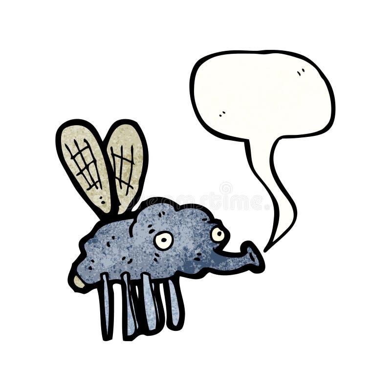 Gross fly cartoon stock vector. Illustration of drawing - 38036872