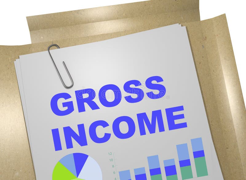 Gross Income - Business Concept Stock Illustration - Illustration of ...
