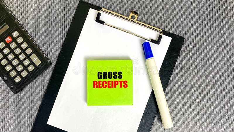Gross receipts stock photo. Image of money, income, financial - 376858554
