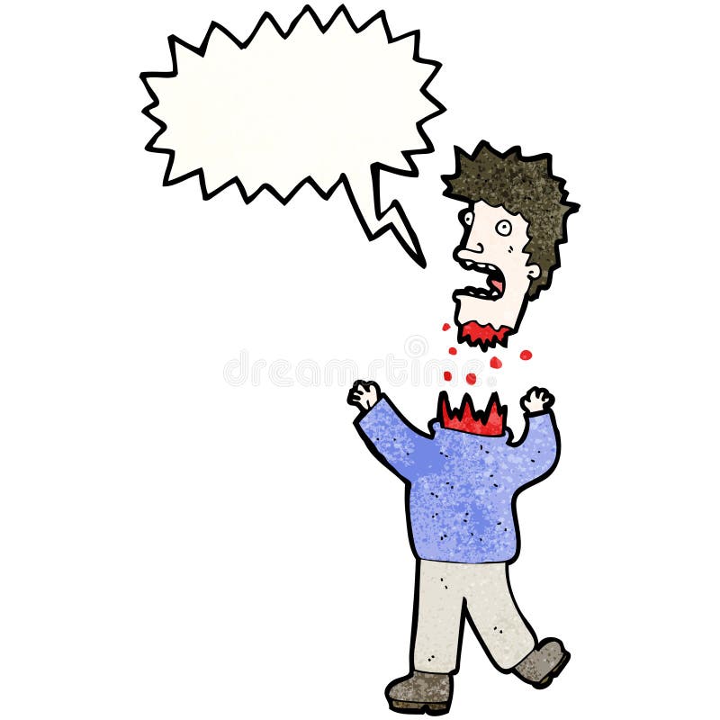 Gross Severed Head Cartoon - Free Photo from StockFreeImages