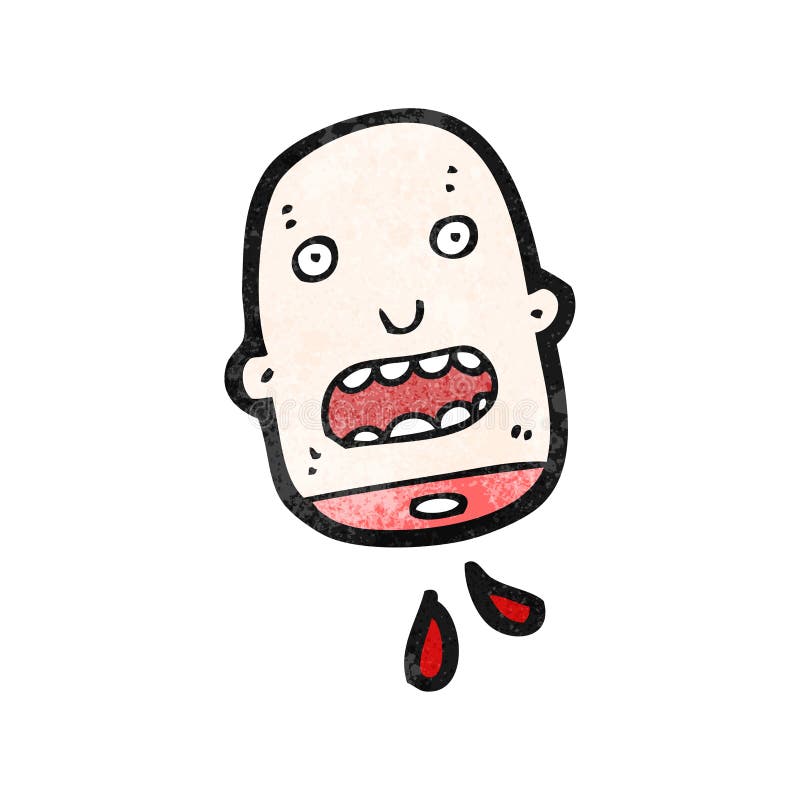 Gross severed head cartoon stock vector. Illustration of gross - 38054336