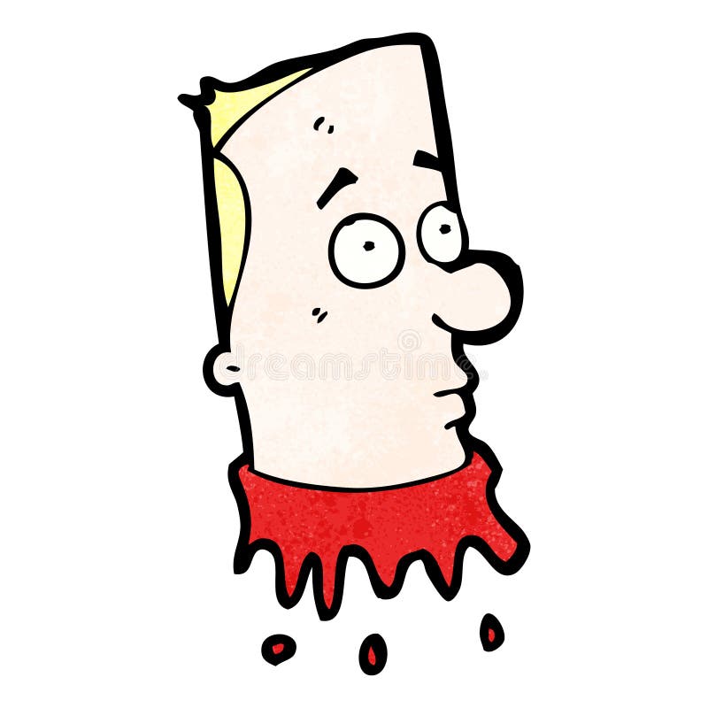 Gross severed head cartoon stock vector. Illustration of grunge - 38067788
