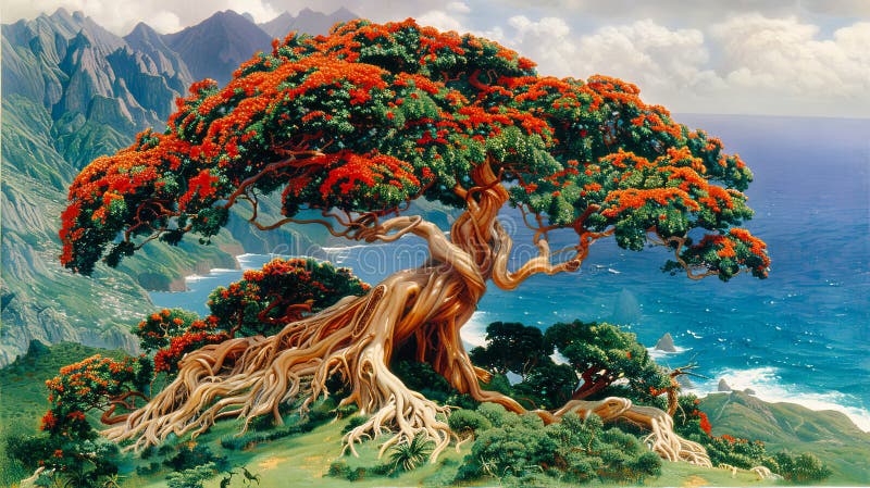 The Gross Texture of the Tree Gives it a Feeling of Natural Strength ...