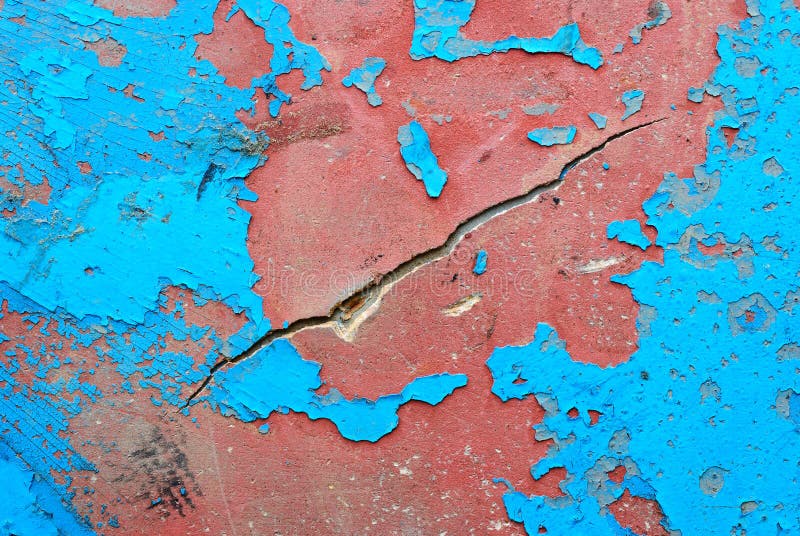 Grote Barst Op Kleine Barst Stock Afbeelding - Image of roest, geweven ...