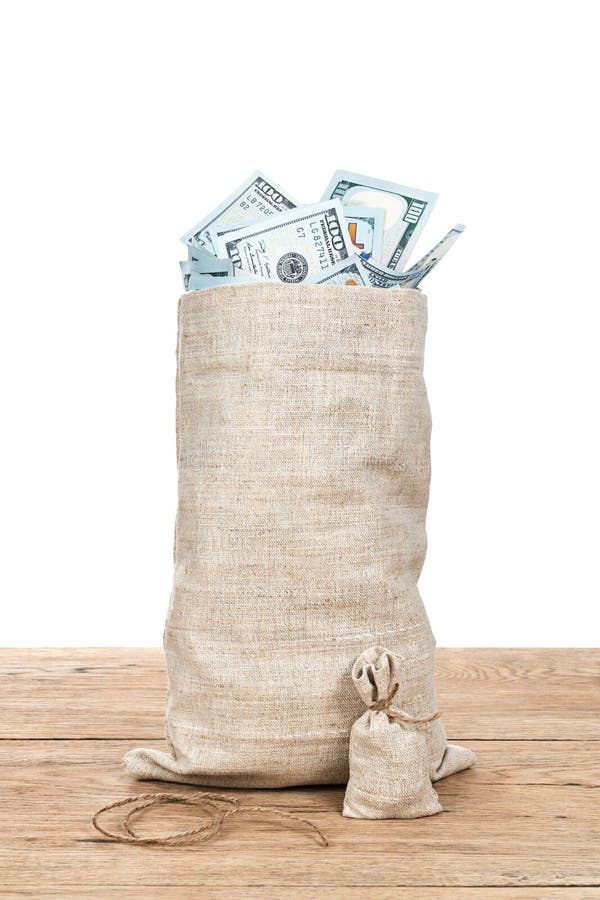 Grote Zak Geld Met Muntstukken Foto's - gratis en royaltyvrije ...