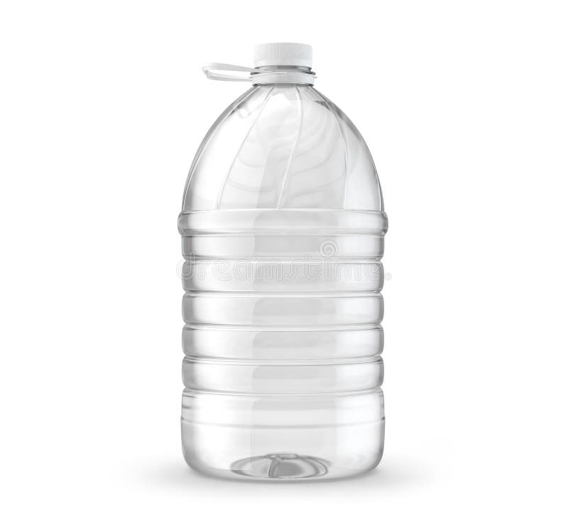 Grote fles 5 liter water stock illustratie. Illustratie bestaande uit ...