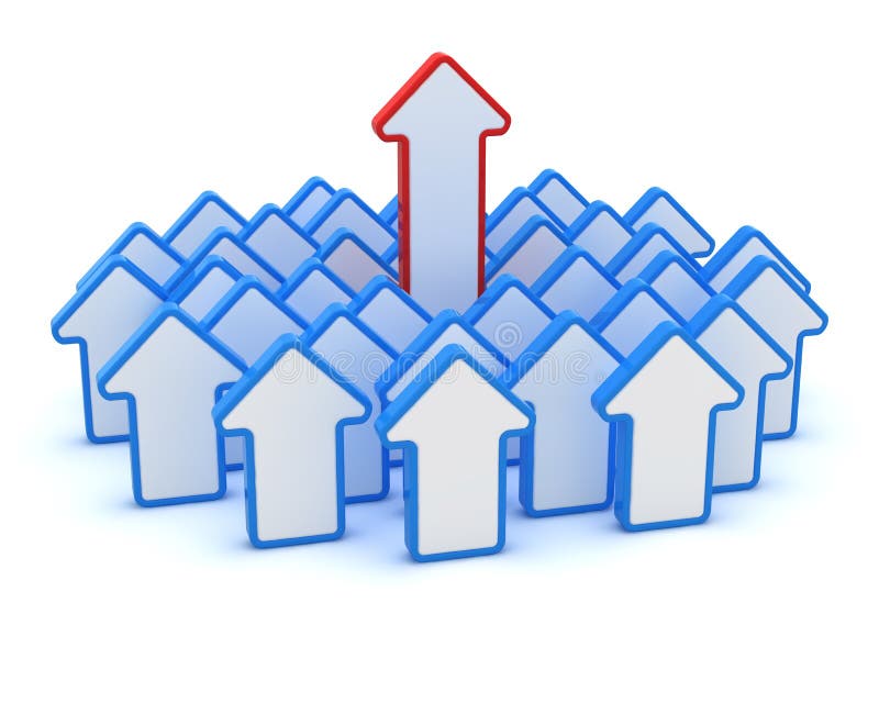 Grote pijl stock illustratie. Illustration of symbool - 20864698