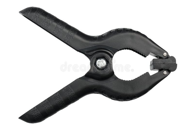 Grote plastic klem stock afbeelding. Image of achtergrond - 47290189