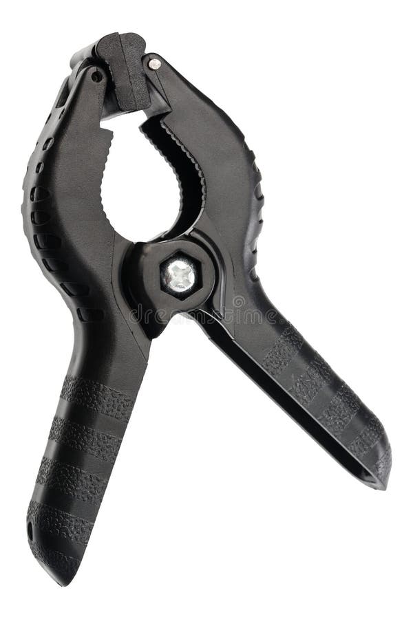 Grote plastic klem stock afbeelding. Image of achtergrond - 47290189